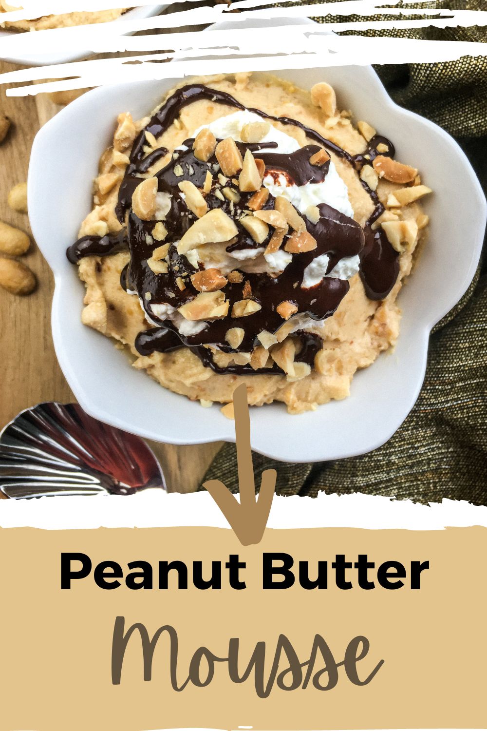 Easy Peanut Butter Mousse Recipe - Kitchen Mixin